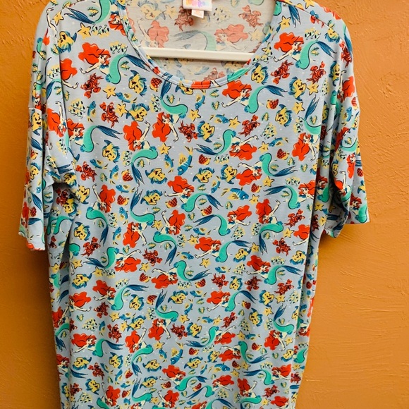 LuLaRoe | Tops | Lularoe Ariel Irma Disney Little Mermaid | Poshmark